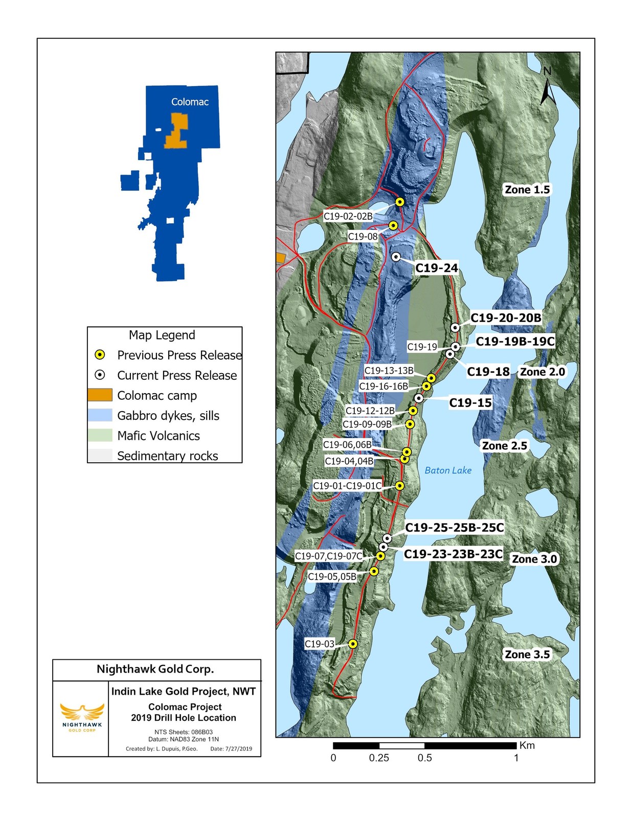 Nighthawk Gold Expands Drilling at Colomac Zones 2.0 and 3.0 - Junior ...